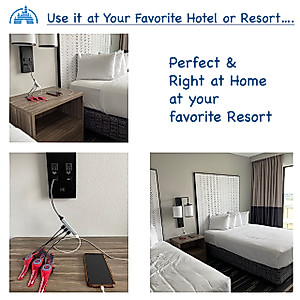 Kaizen Kreations MultiCharger for MagicBand+, MagicBand + & Magic Band Compatible with FuelRod and Other External Battery. Disney World Accessories for Trip to Disneyland or Cruise (USB-A, 1-Pack)