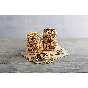 Moose Munch Premium Popcorn Duo by Harry & David, Classic Caramel and Milk Chocolate (2-Pack)