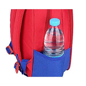 Red Spider Web Backpack Case with Large Capacity and Multiple Compartments - Perfect for Organizing School and Office Supplies for Boys, Girls
