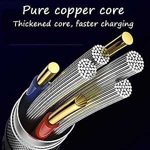 Light up USB C Charger Cable,Led Charging Cable,Light Up Charger Type-C Cord,Fast Charging Cable Compatible with Samsung Galaxy A10e A20,Note 20 10 9 8,Moto G7,3.3ft(not Compatible with i-Phone)