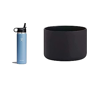 Hydro Flask Wide Mouth Straw Lid & Flex Boot - Accessory Silicone Water Bottle Protector - Dishwasher Safe, BPA-Free, Non-Toxic