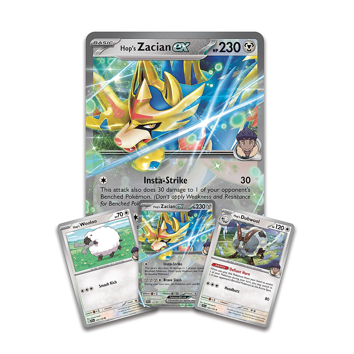 Pokemon TCG: Hop’s Zacian ex Box - 4 Packs