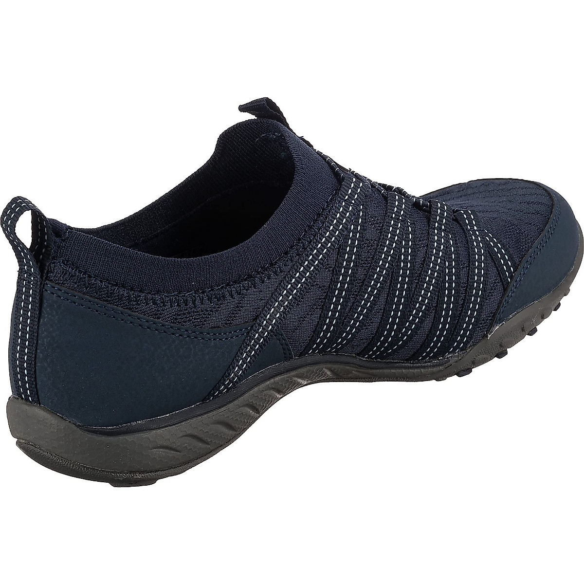 Skechers Women's Breathe Easy-First Light Sneaker, Navy, 7.5