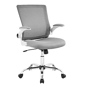 Serta Creativity Ergonomic Mesh Office Computer Desk Chair, Adjustable Armrest with Mid-Back Lumbar Support, Gray