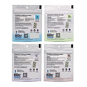 Integra Boost Terpene Infusion 62% RH Humidity Packs, Plant-Based, Salt-Free, Two-Way Humidity Control, Serenity Variety Pack