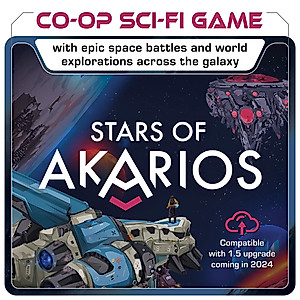 Stars of Akarios Strategy Campaign Board Game, Science Fiction Board Games for Adults & Kids, Epic Legacy Adventure, Cooperative Games (Ages 13+) 1-4 Players