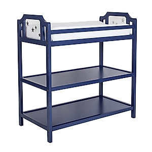 Suite Bebe Celeste Changing Table Safety Rail Included, Navy Blue
