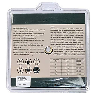 VTXMax VSS 12 inch Dry or Wet Cutting General Purpose Power Saw Segmented Diamond Blades for Concrete Stone Brick Masonry (12")