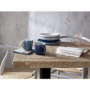 Denby Studio Blue 4 Piece Pasta Bowl Set, 411046006