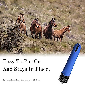 LNJBABAO Horse Tail Bag with Fringe Horse Tail Guard Tail Guard with Tail Bag for Equestrian Horses Accessories Horse Supplies