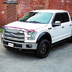 Stampede | Vigilante Hood Protector - High Profile / American Flag (no Eagle) | 2011-2016 Ford F-250 / F-350 / F-450 / F-550 Super Duty | 2150-41