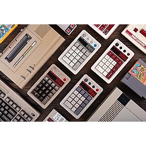 8BitDo Retro 18 Mechanical Numpad, Supports Calculator Mode, Bluetooth/2.4G/Wired Numpad for Windows and Android - N Edition
