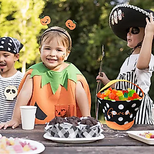 Personalized Halloween Trick or Treat Bag, Monogram Halloween Bucket, Custom Printed Name Candy Bag, Halloween Candy Basket, Halloween Gifts Basket, Spooky Candy Basket for Kids, Party Gifts for Kids