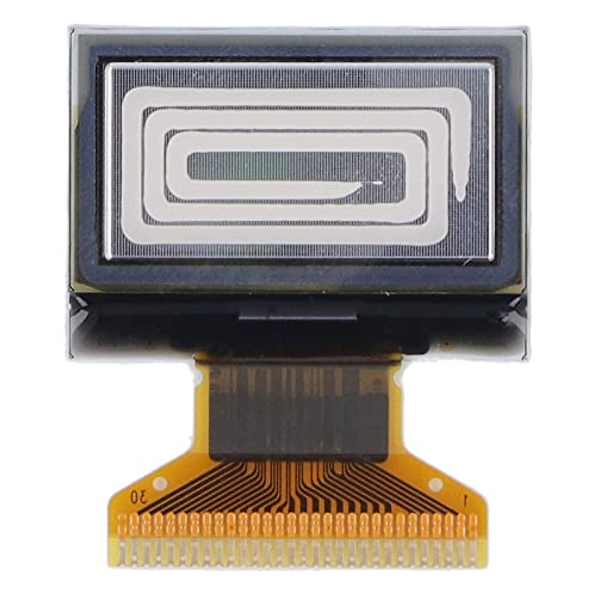 Organic LCD Display, Organic Light Emitting Diode Display 128x64 Resolution 0.96in 30PIN for DIY(Yellow Blue Dual Displaying)