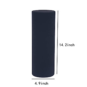 Coward Vertical Headband Holder Organizer Hairband Display Stand Accessories Scrunchie Storage Organizer for Baby Girls (14.2" high(black velvet))