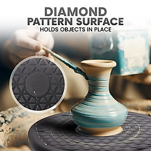 2 Vanitek Lazy Susans - 10" Rotating Turntable - Each 65 Lbs Capacity