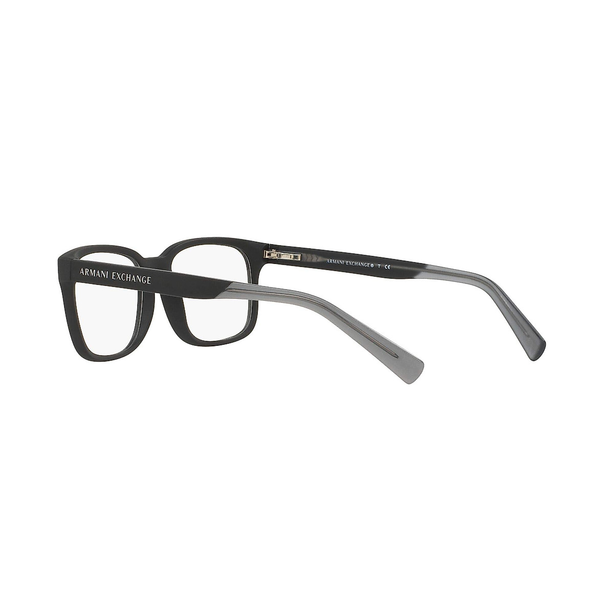 A|X ARMANI EXCHANGE Men's AX3029 Square Prescription Eyeglass Frames, Matte Black/Demo Lens, 54 mm