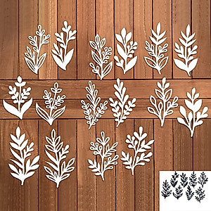 hinana 8pcs/Set Leaves Metal Die Cuts,Various Leaves Plant Flower Leaf Cutting Dies Cut Stencils for DIY Scrapbooking Album Decorative Embossing Paper Dies Card Making