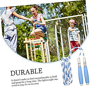 5pcs bamboo skipping rope juguetes adultos kids sports toys kids girl toys fitness exercise equipment kids jump rope jumprope for fitness jump ropes beaded jump rope adult child