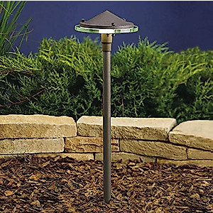 Kichler 15317AZT Path & Spread 1-Light 12V, Textured Architectural Bronze