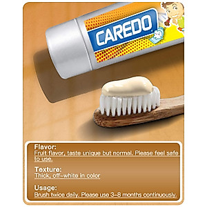 Kids Hydroxyapatite Toothpaste for Reversing Cavities, Fluoride-Free Home Cavity Repair, Safe Toddler & Baby Toothpaste for Enamel Repair, Tooth Decay Repair Remineralizing Treatment Fruity 1Tube