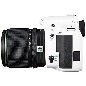Pentax K-50 16MP Digital SLR with 18-135mm Lens (White) - International Version