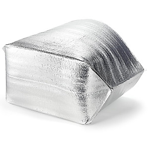 ZEAYEA 10 Pack Insulated Shipping Bags, 13.2" x 8.7" x 13.2" Thermal Box Liners for Frozen and Hot Food, Large Waterproof Reusable Insulation Bags for Shopping Bag Insulation Lining Camping Picnic