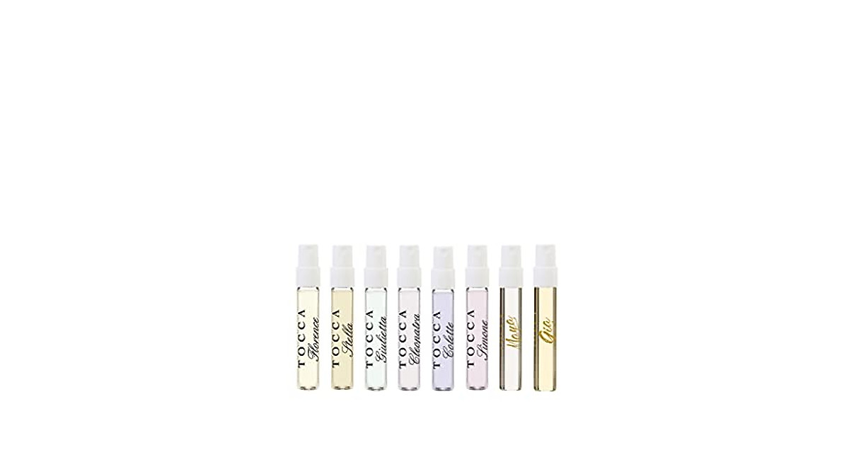 Tocca Eau de Parfum Mini Discovery Set - 8 Trial Size Women's Perfumes (1.5ml each), Discover ...
