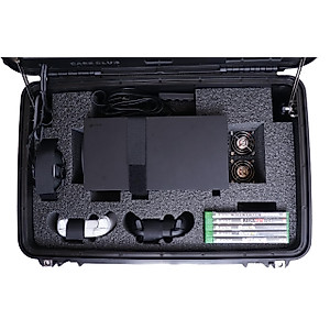 Case Club Pro Gaming Station to Fit Xbox Series X or S Console. Comes with Built-in 24" 1080p Monitor, Cooling Fans. Fits Console, Controllers, & Games, which are NOT Included 1MS / 144 Hertz