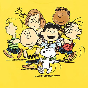 PEANUTS Snoopy Little Boys 2 Pack Graphic T-Shirts Blue/Yellow 7-8