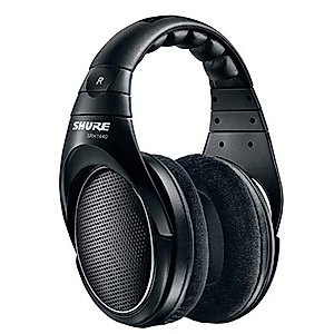 Shure SRH1440 Professional Open Back Headphones - 40mm Neodymium Drivers, Full-Range Audio with Detailed Highs and Rich Bass for Mastering and Critical Listening, Circumaural Design for Natural Sound