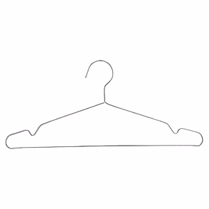Amazon Basics Stainless Steel Clothes Hangers, 50-Pack, Silver