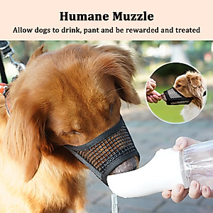 Mayerzon Soft Mesh Muzzles for Small Medium Large Dogs