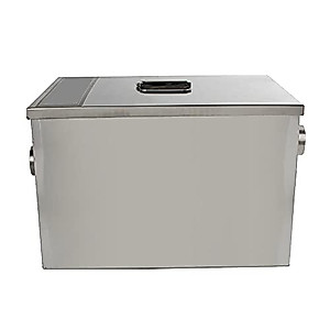 Your Restaurant Kitchen with Our Stainless Steel Grease Trap Interceptor Set - Detachable Design Removable Baffles and Easy Cleaning for Efficient Wastewater Management