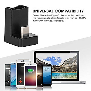 90 Degree Type C Male to Female Adapter,TypeC Male to Female Adapter 90 Degree USB 3.1 Angle Adapter Extender for Laptop