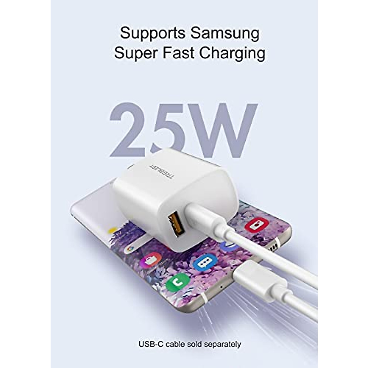 USB C Super Fast Charger,Foldable Dual-Port 30W PD Wall Charger Fast Charging for Samsung Galaxy S23/ S23 Ultra/Z fold4/ A53 5G/ S22/ S22+/ Z Flip3/Z Fold3/S21 FE/Pixel 7