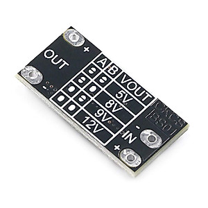 DAOKI 5PCS Mini DC-DC Boost Converter Module 3V 3.2V 3.3V 3.7V 5V 9V to 12V Step-Up Voltage Regulator Power Supply Module with 24AWG Cable
