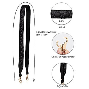 Montana West Purse Straps Crossbody Handbag Replacement Strap STP-2003BK