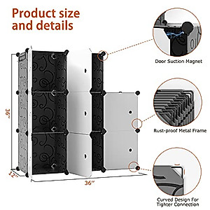 GIMTRR 8 White & Black Cube Storage Bundles