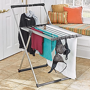 Polder DRY-9070 Ultralight Laundry Drying Stand, 44" x 24" x 43", Aluminum