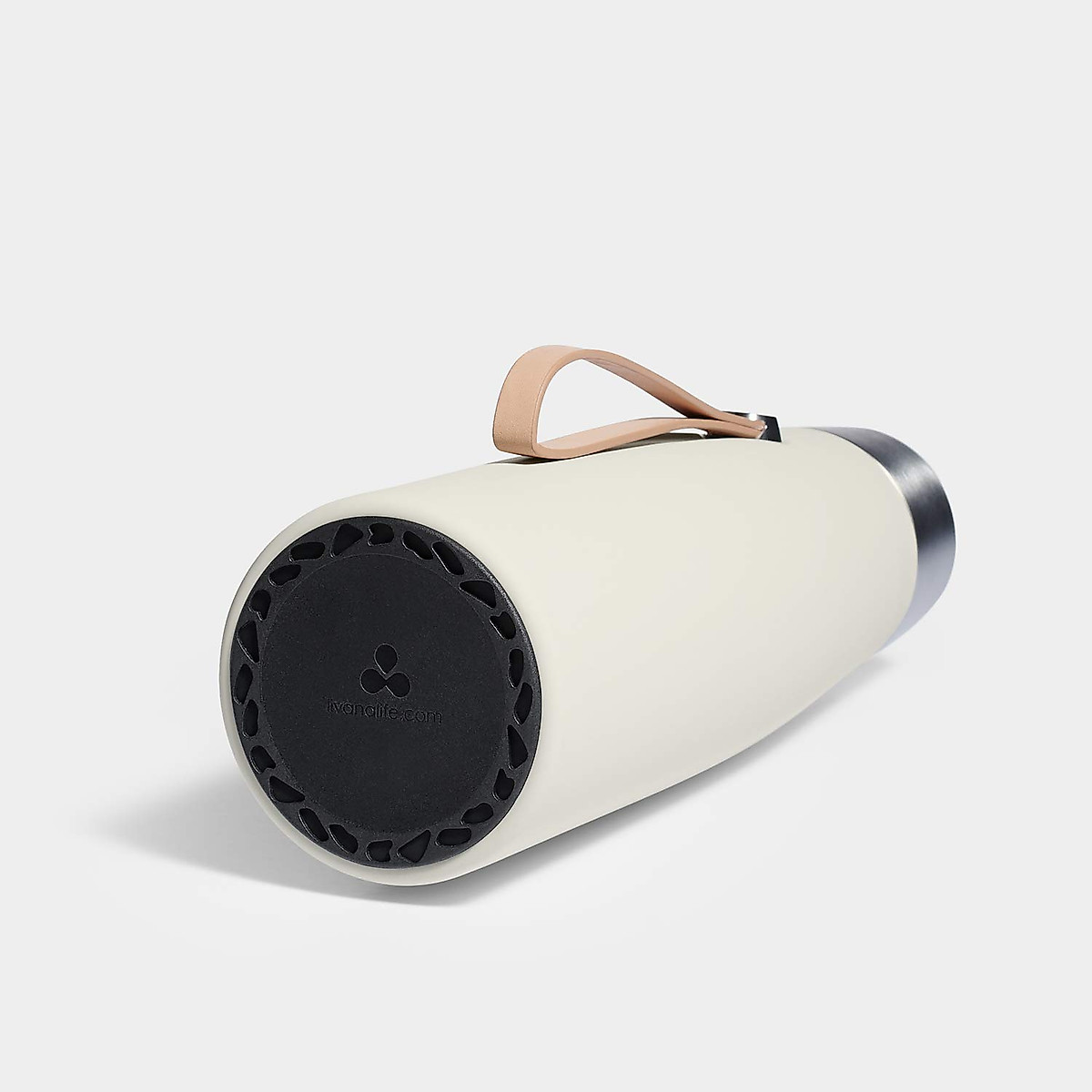 Livana 16 oz. SilkSip™ Insulated Water Bottle - Like Drinking from a Glass Water Bottle - The HydraGlow (Stone)