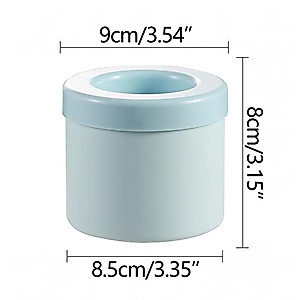 2022 New Ice Cubes Maker,Decompress Ice Lattice,Cylinder 3D Silicone Ice Lattice Molding Ice Maker,Easy Release Ice Lattice Bucket with Lid