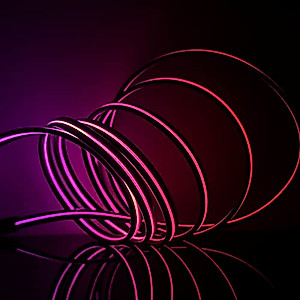 iPhone Charger, 6FT Flat LED Lightning Cable [Apple MFi Certified ] USB Charging/Sync Lightning Cord Compatible with iPhone SE 13 12 11 11 Pro 11 Pro Max Xs MAX XR X 8 7 6S, iPad and More (RGB)