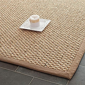 SAFAVIEH Natural Fiber Collection 9' x 12' Natural NF525B Premium Sisal Area Rug