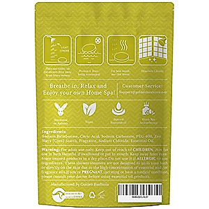 GoldenBauhinia Shower Steamers Aromatherapy - 16 Count Shower Bath Bombs for Women, Essential Oil Stress Relief and Relaxation Shower Tablets Gifts for Women and Men (Lemon)