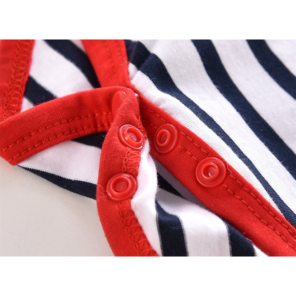 3Pcs Baby Boys Long Sleeve Stripe Romper Overalls Clothing Set with Hat (9-12 Months) Grey