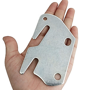 YYANGZ #10 Hook Plates for Wooden Beds 4 Sets Wood Bed Rail Hook Plates with Pins for Beds Frame Bracket Headboard Footboard,Bed Hook