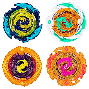 BEYBLADE Burst QuadStrike Energy Uprising 4-Pack with 4 Spinning Tops, Battle Toy Tops, Kid Toys for Ages 8 and Up