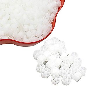 AQUANEAT Aquarium Moving Bed Filter Media 1 Gallon for Fish Tank Sump Koi Pond Aquaponics Aquaculture Hydroponics (S)