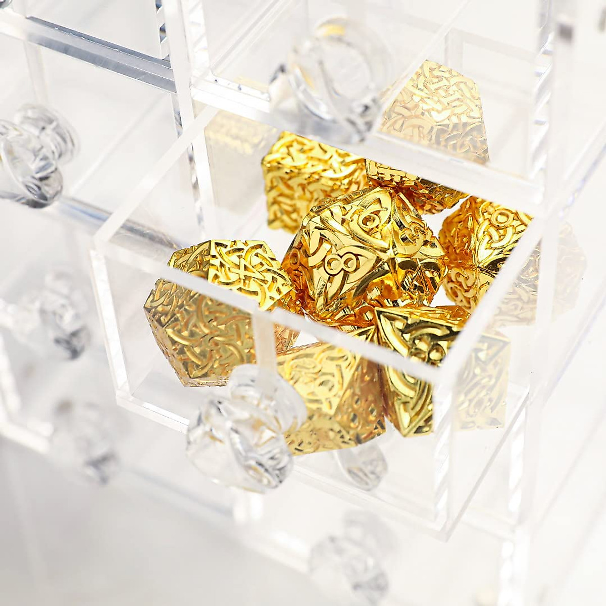 KakapopoTCG Dice Archive - Dice Display and Storage Box for your dice collection DnD Items dice goblin dice addiction dice case dice display TTRPG